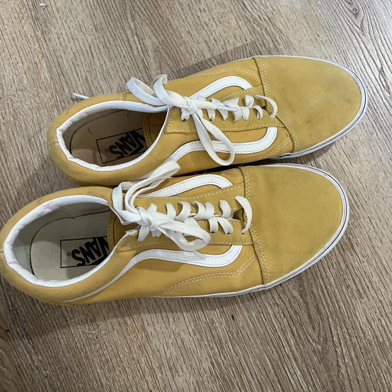 Yellow Old Skol Vans Mens Like New Depop