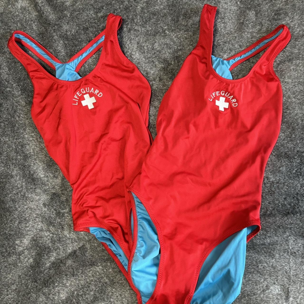 lifeguard bundle 4 swim suits 3 one pieces 1 two... - Depop