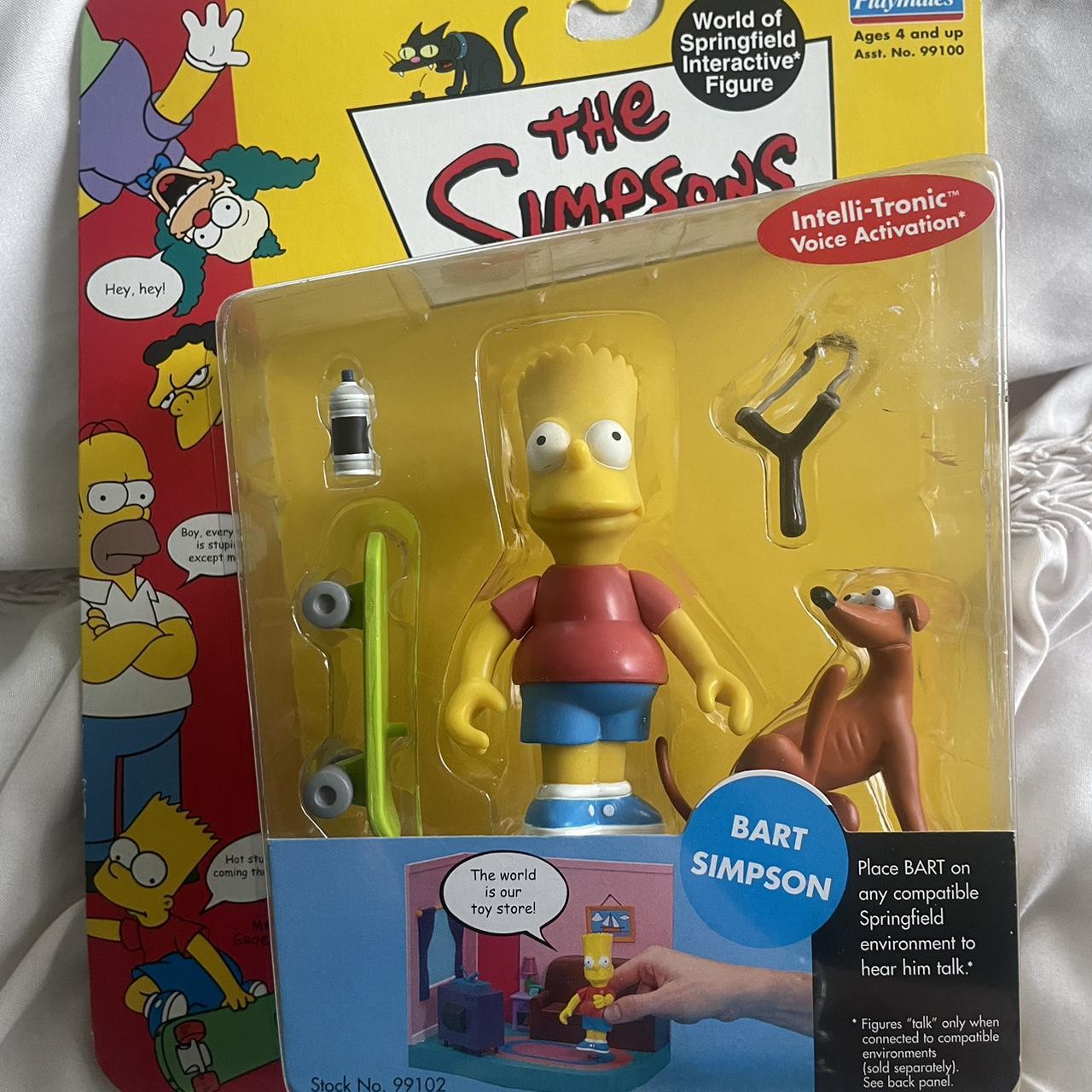 Vintage collectors Bart action figure. IN BOX - Depop