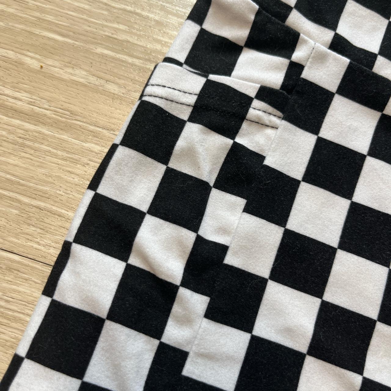 Checkered biker shorts. 🖤 Size small. Has side... - Depop