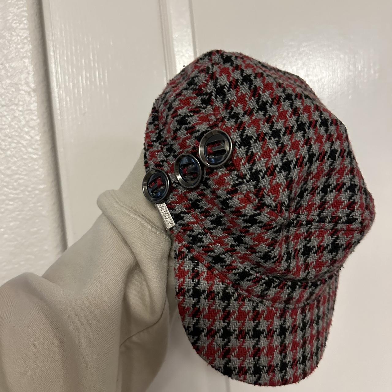 Cute Roxy vintage cloth cap with plaid patterns ️‍🔥 -... - Depop