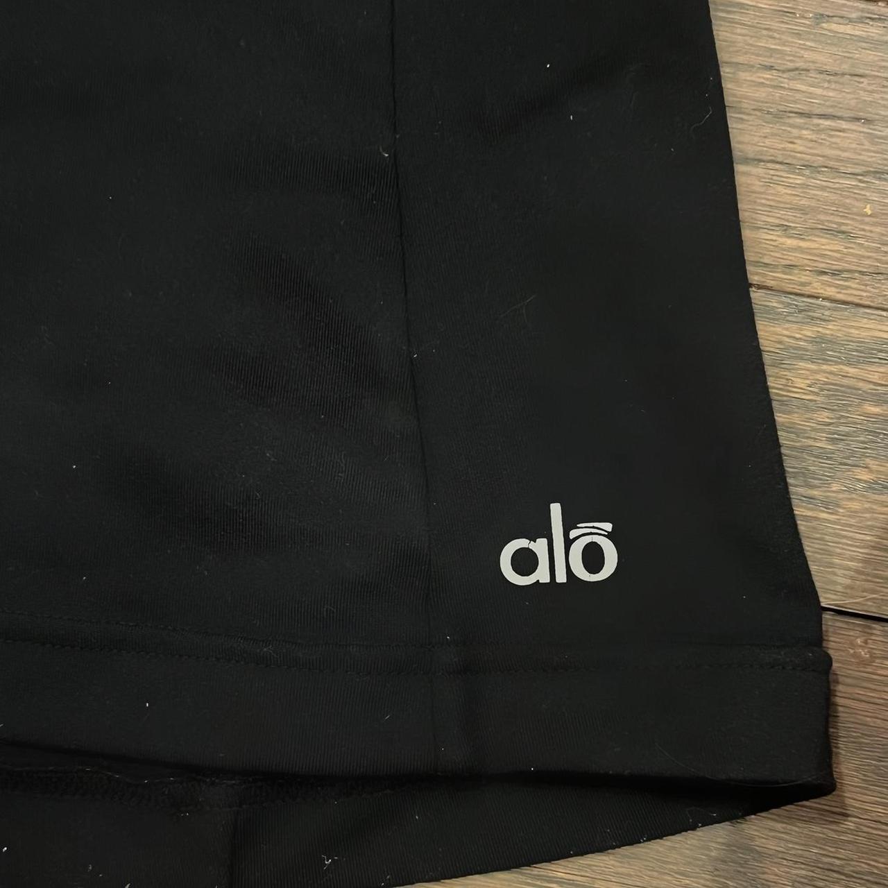 Small black alo athletic tank with mesh. - Depop