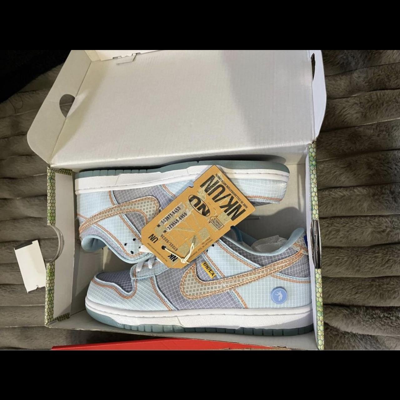 Union x Nike Dunk Low Size 9.5M Size 9.5M Union... - Depop