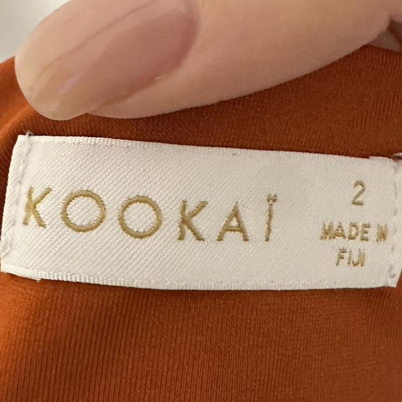 Kookai Burnt Orange Crop Top. Size 2 (would fit a... - Depop