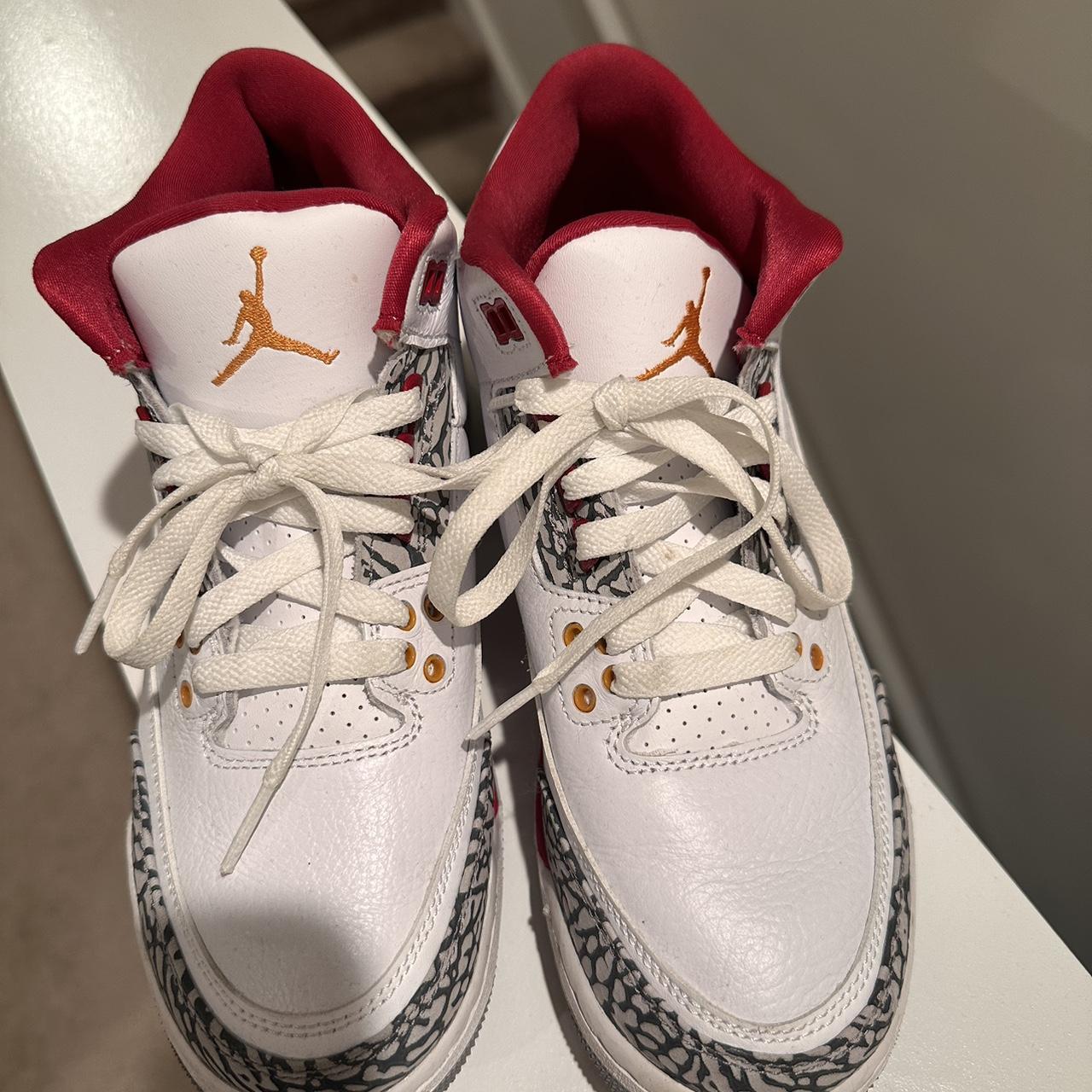 cardinal 3s. lightly worn, in good condition. size... - Depop