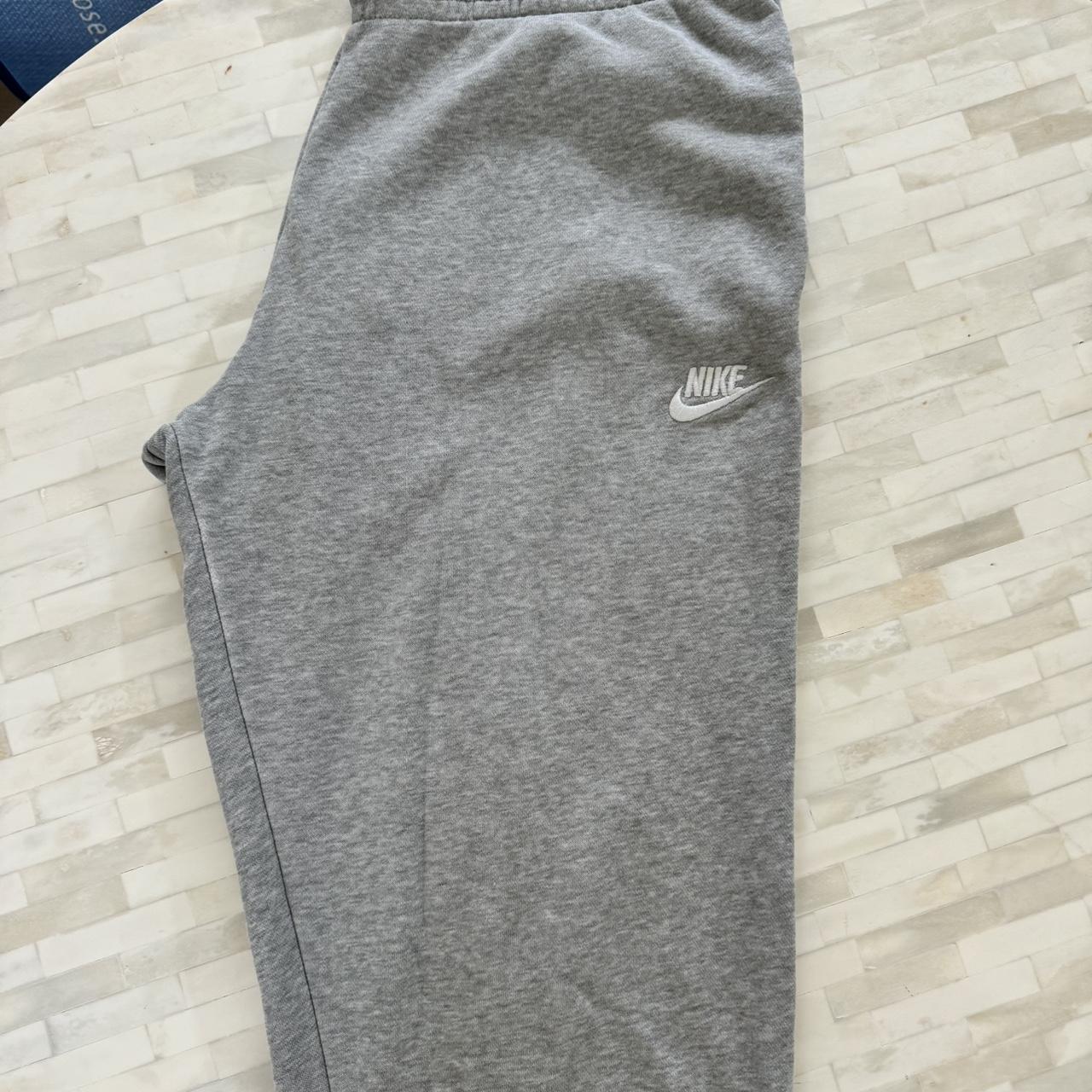 Grey Nike sweatpants / joggers - size m - good... - Depop