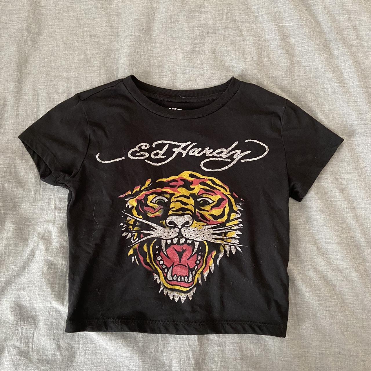 Ed Hardy Baby Tee - Depop