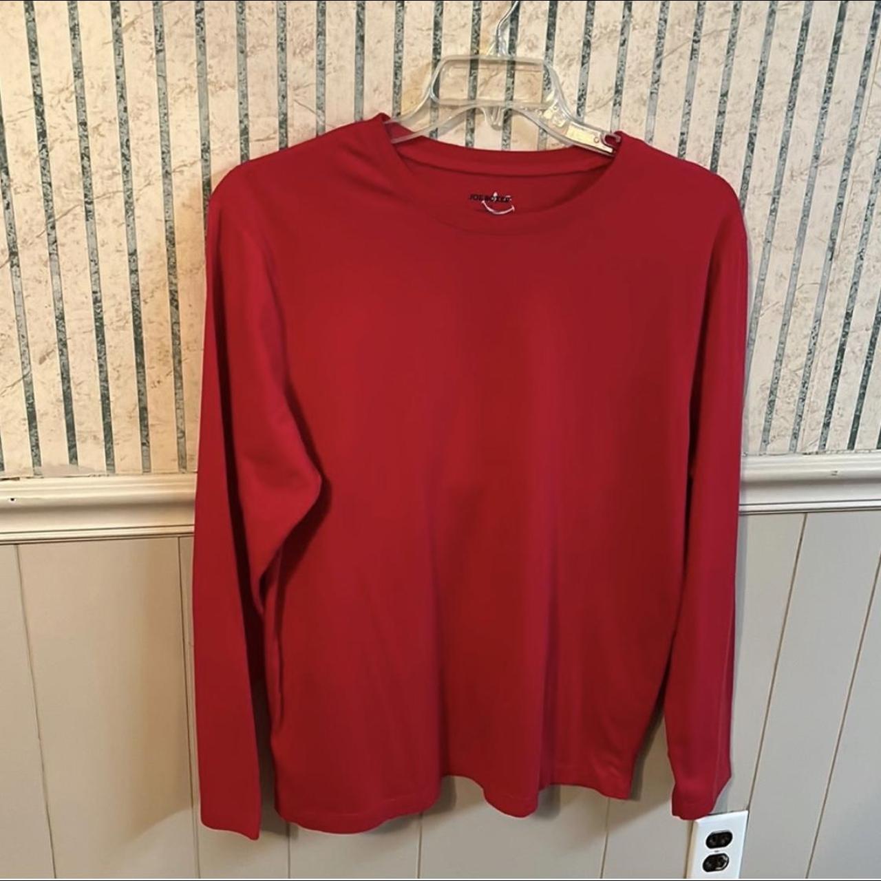 Joe Boxer Top Color - red Pullover round neckline... - Depop