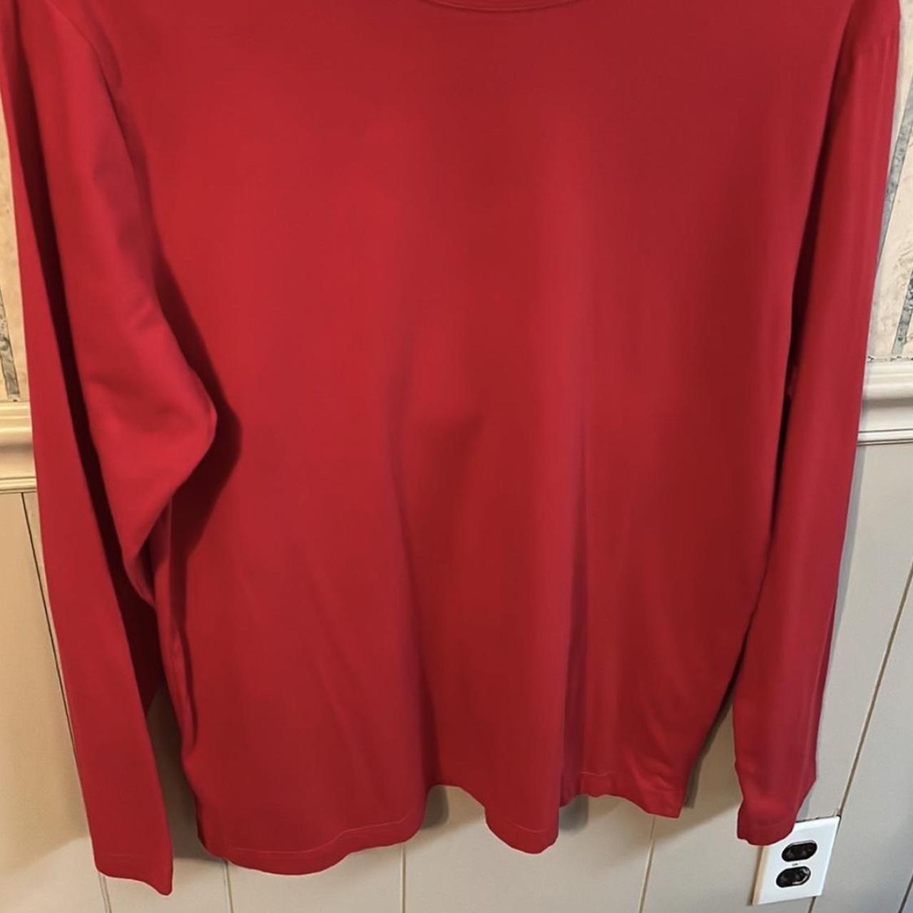 Joe Boxer Top Color - red Pullover round neckline... - Depop