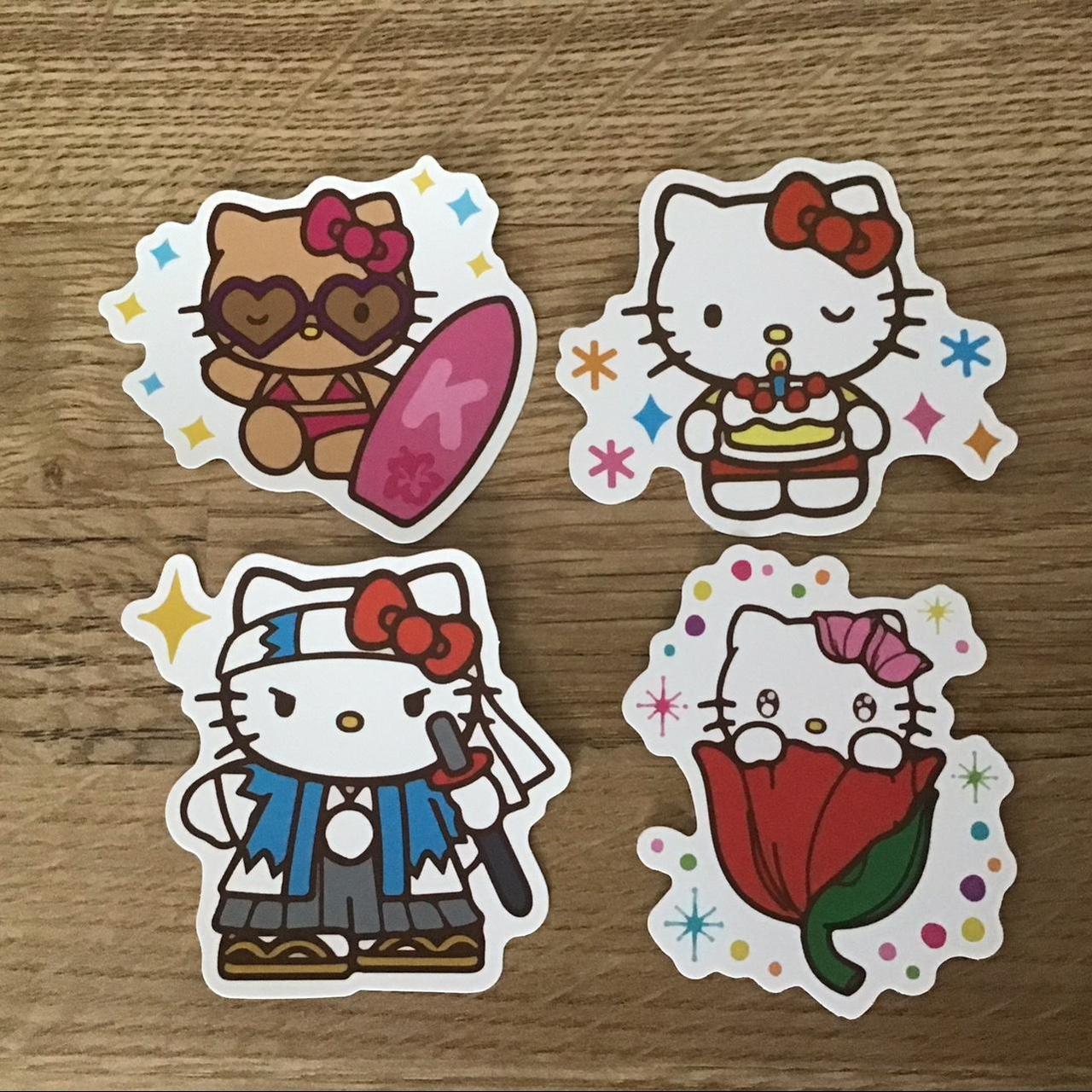 Free postage 🙂 4 x Hello Kitty stickers. Buy any 3... - Depop