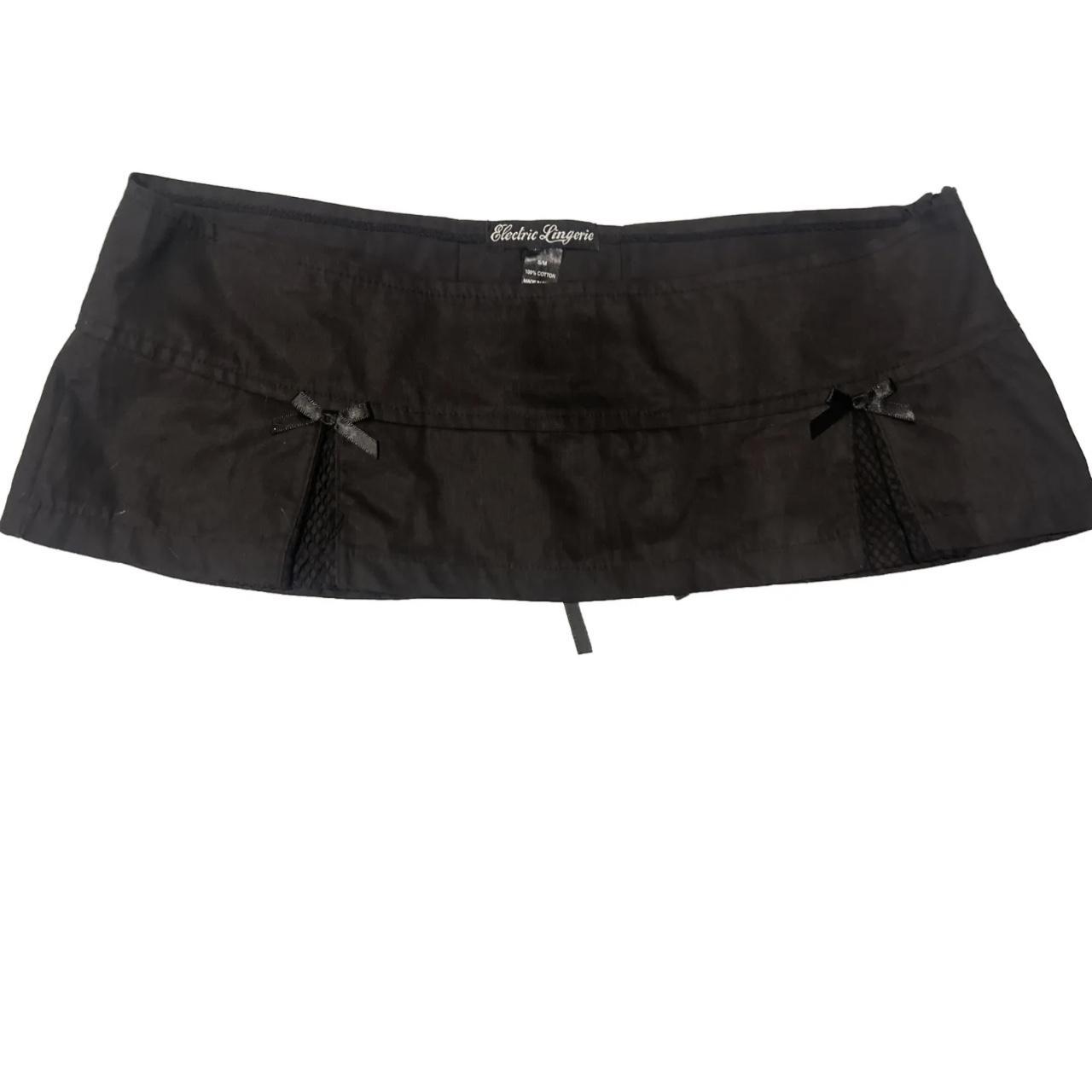 This black micro mini skirt from Electric Lingerie... - Depop