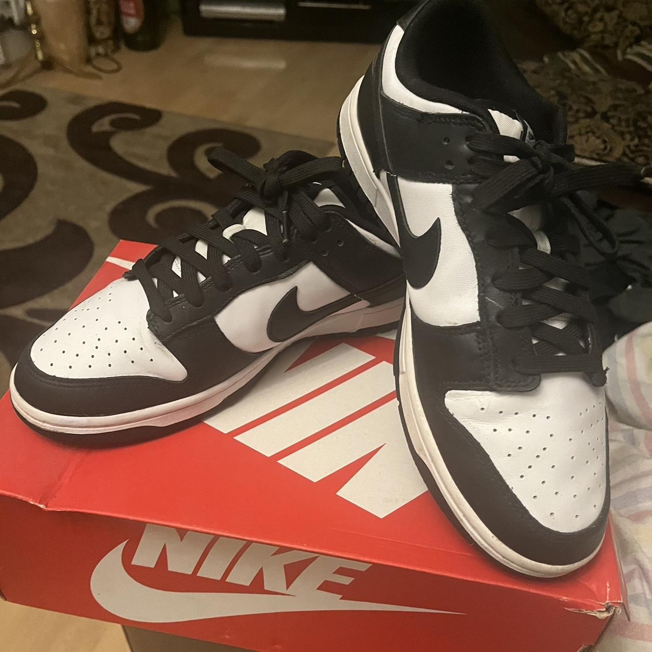 Nike Dunk Low Panda trainers #pandadunks | Depop