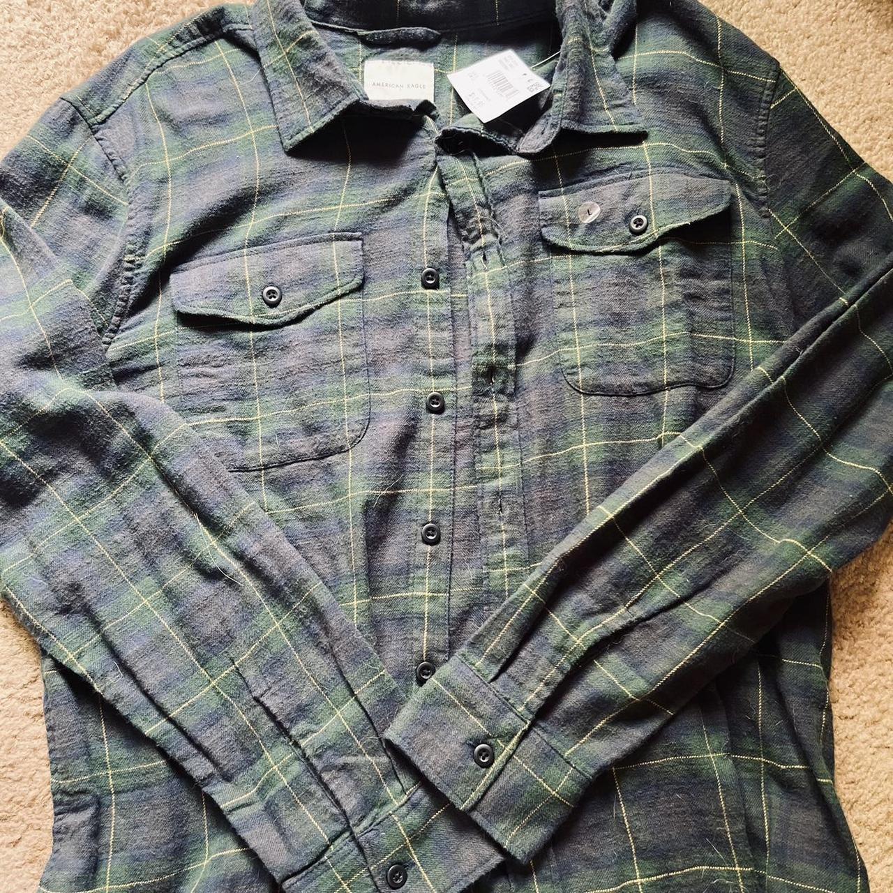 Men’s American eagle flannel nwt! - Depop