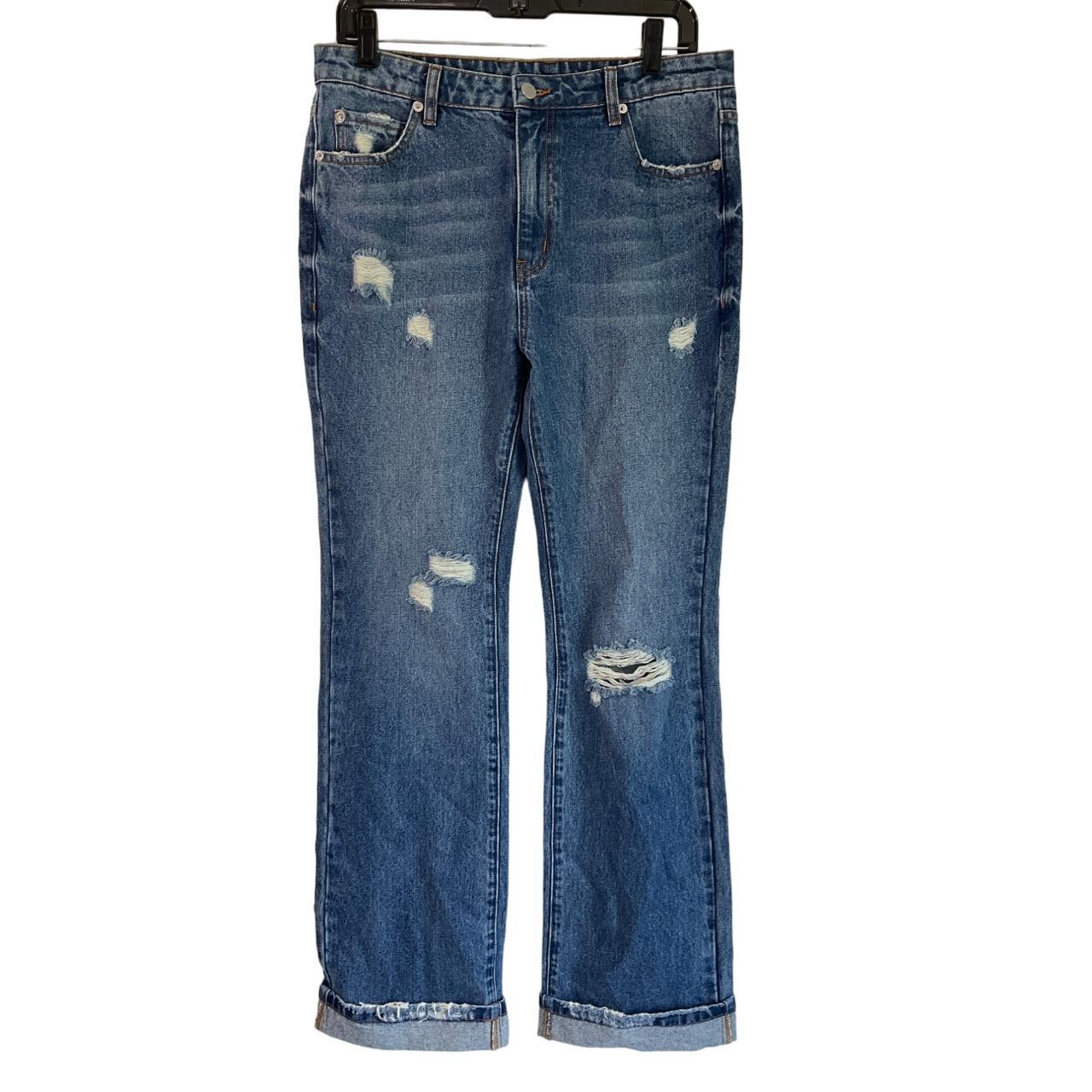 SER.O.YA The Margo Cuffed Jeans in River 27 Womens... | Depop