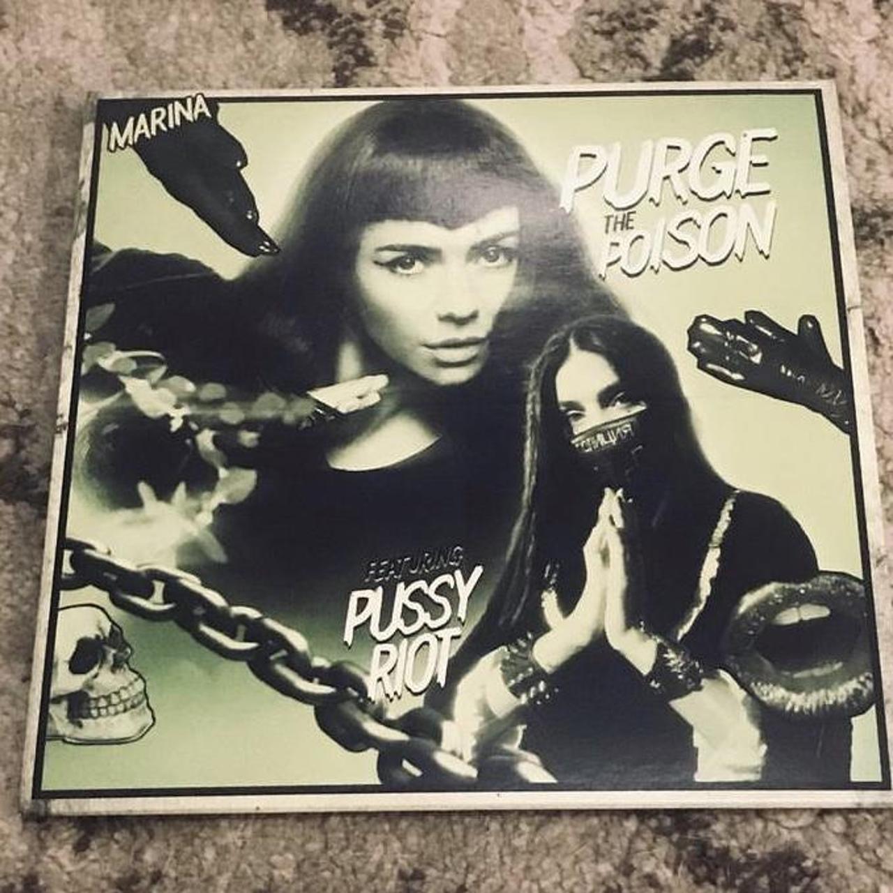 MARINA purge the poison 7in glow in the dark vinyl... - Depop