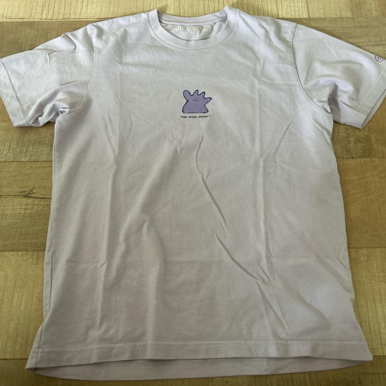 Uniqlo UT Pokemon James Jarvis Ditto Shirt Condition... - Depop