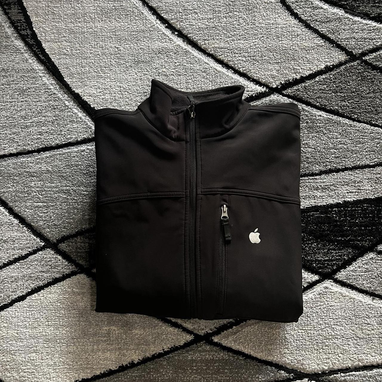 vintage y2k apple zip up ️ size large, 25 x 28 ️... - Depop