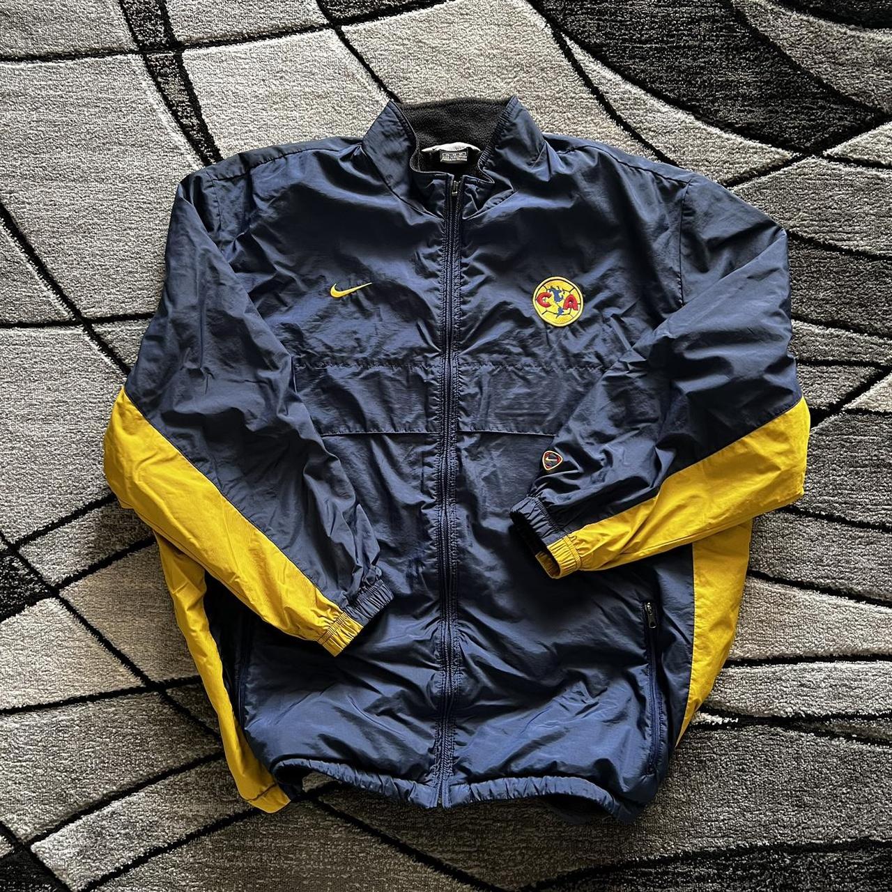 vintage rare y2k club america puffer jacket ️ size... - Depop