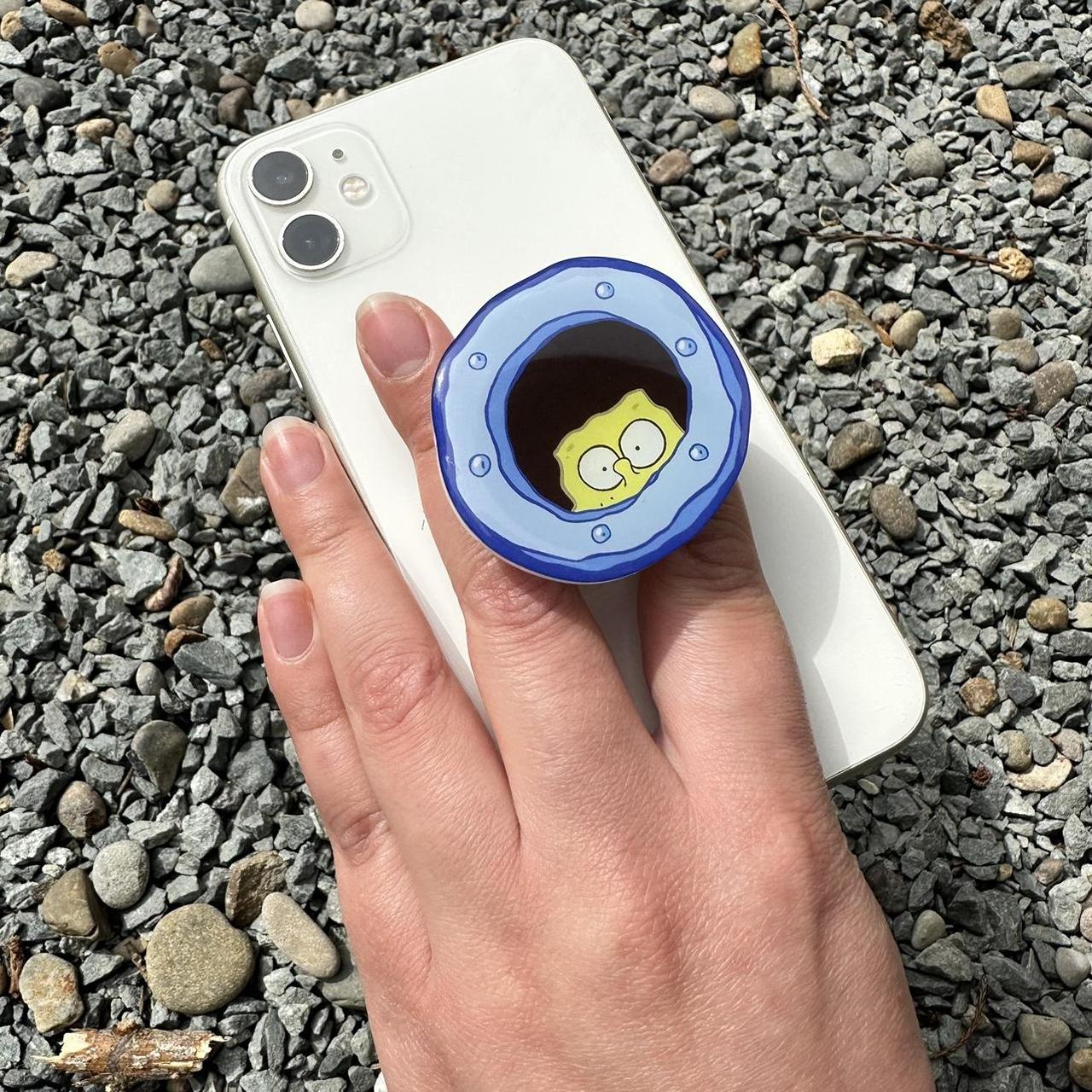 SpongeBob Popsocket Custom made limited amount made - Depop