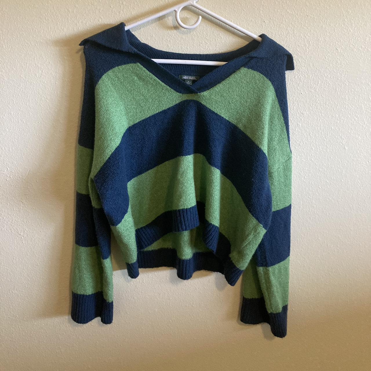 wild fable cropped sweater size medium and fits... - Depop
