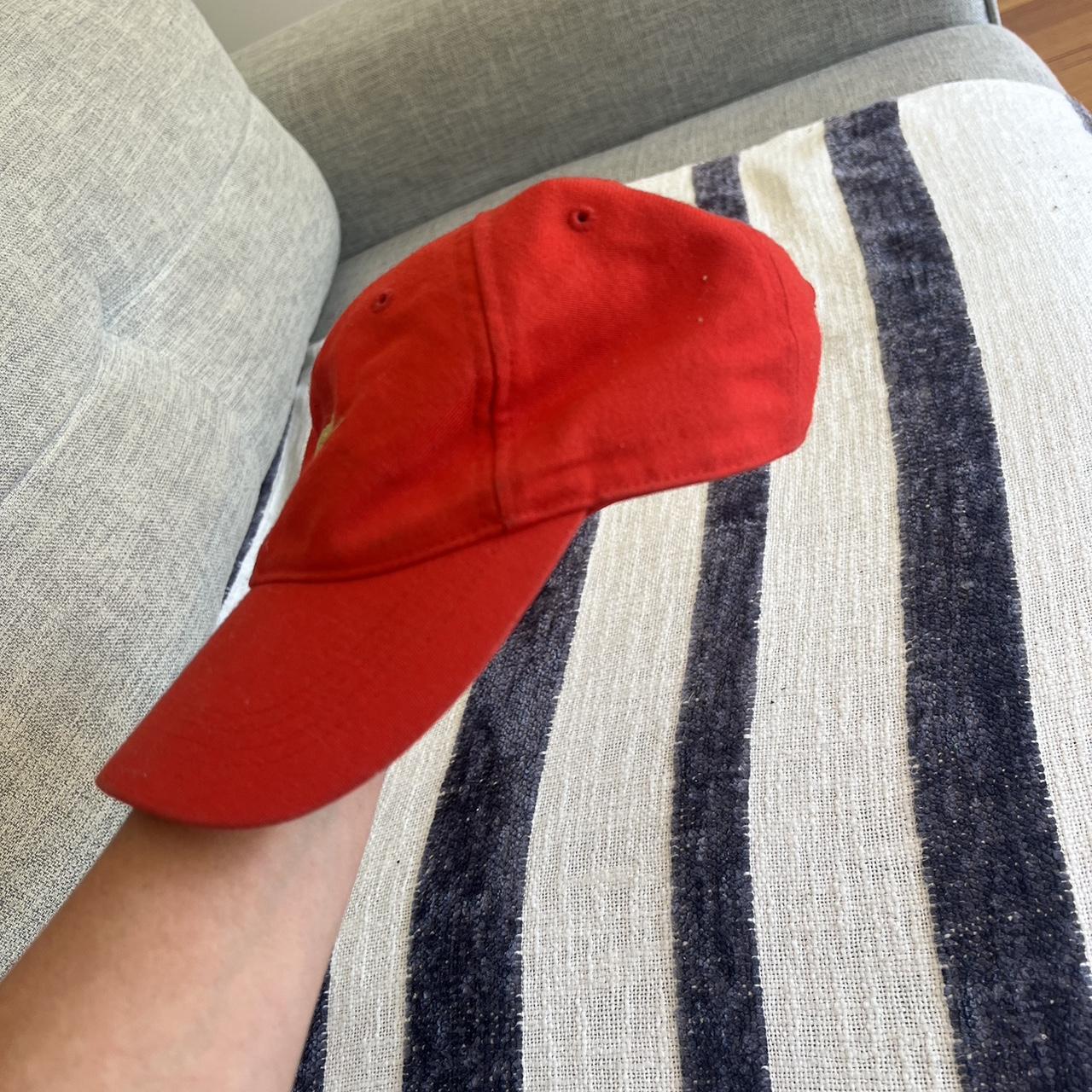 NIKE Vintage Red baseball cap Adjustable backing - Depop