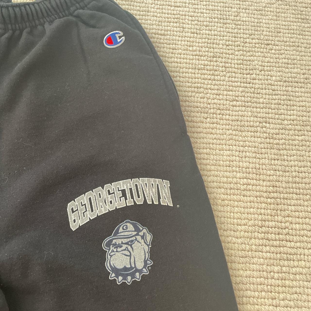 Black Georgetown University Sweatpants - great... - Depop