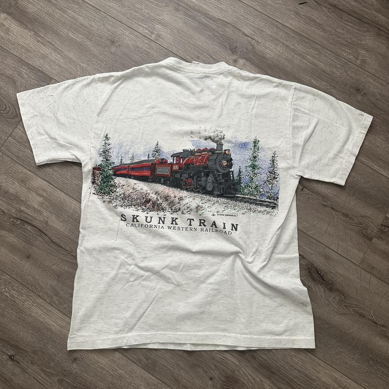 Skunk Train - California Western Railroad - Vintage... | Depop
