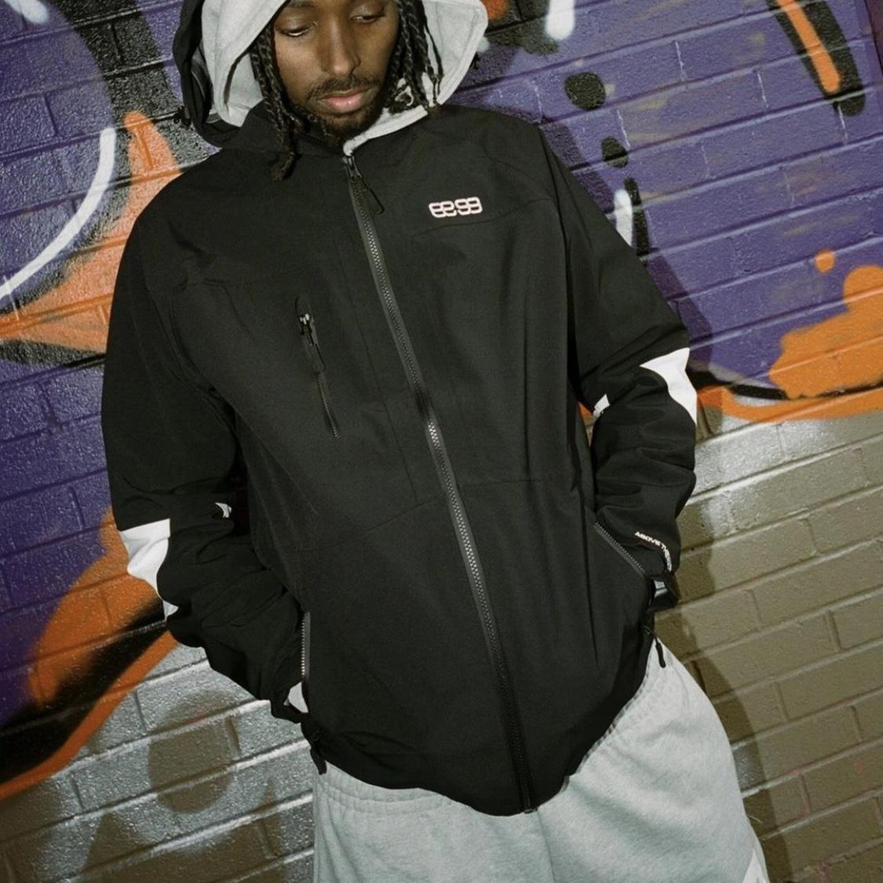 99byjms shell jacket (black) Sold out in less than 5... | Depop