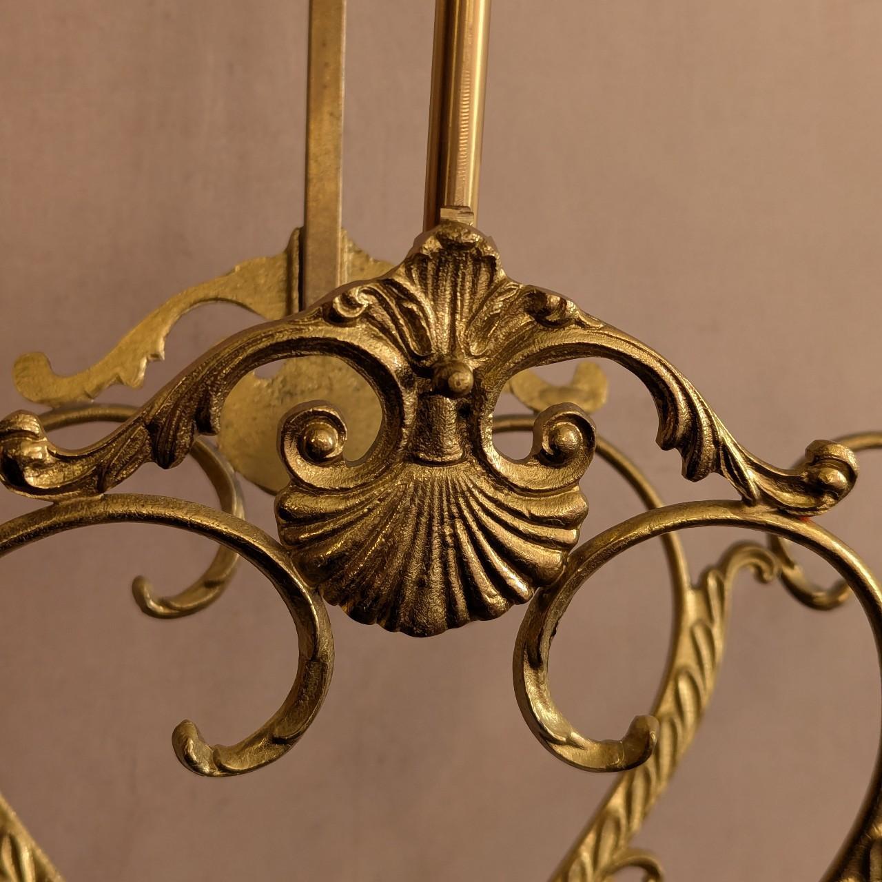 Vintage Hollywood Regency Brass Seashell Magazine... | Depop