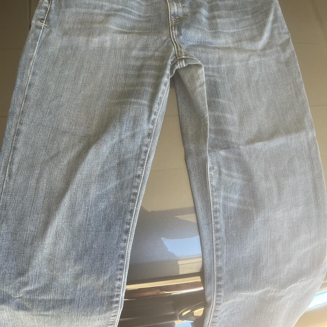 Vintage Evisu × Puma gull jeans - Depop