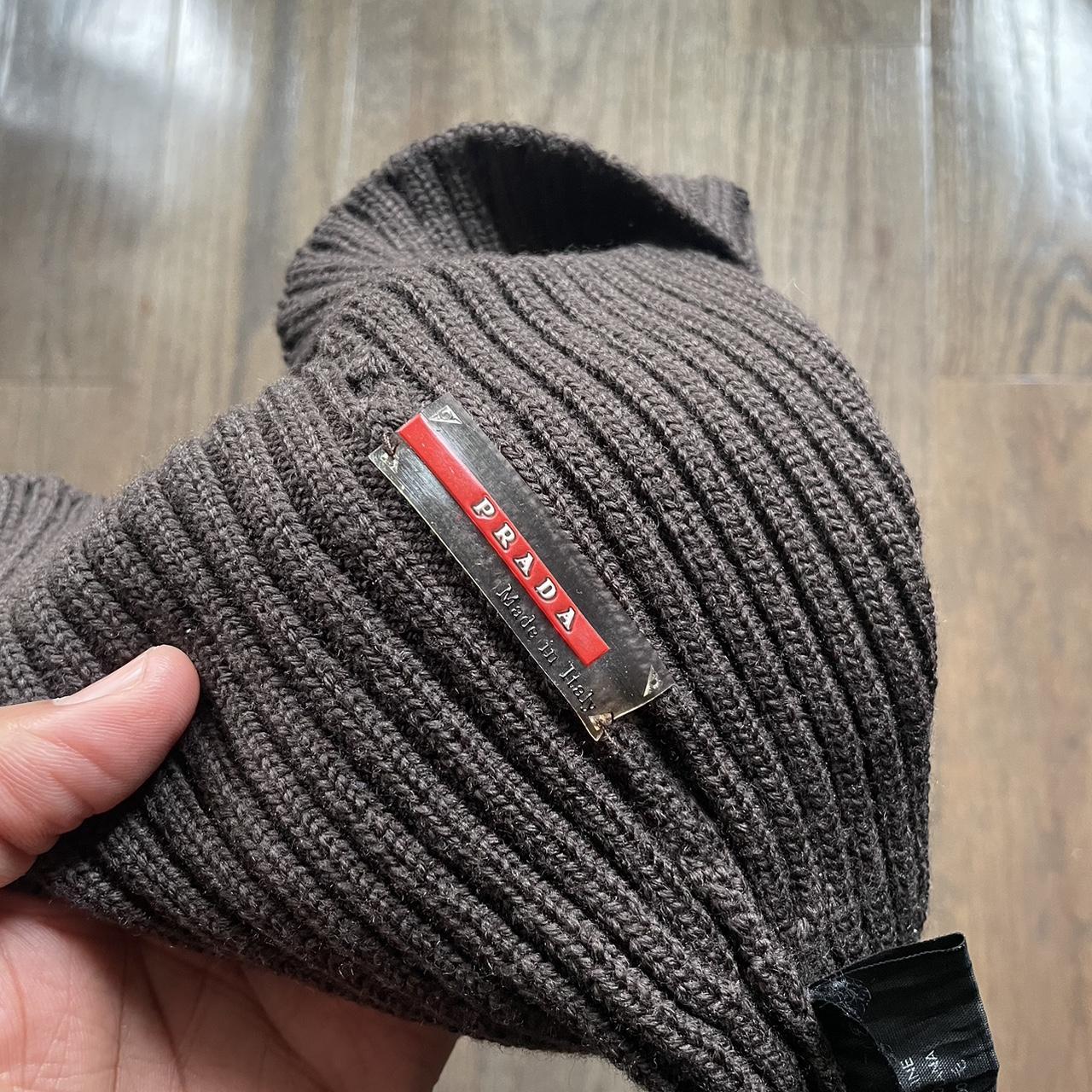 PRADA vintage Prada beanie Used 6/10... - Depop