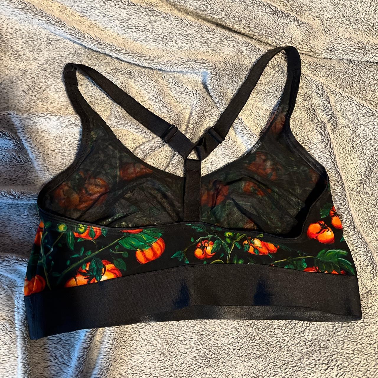Parade Women's Black and Red Bra | Depop