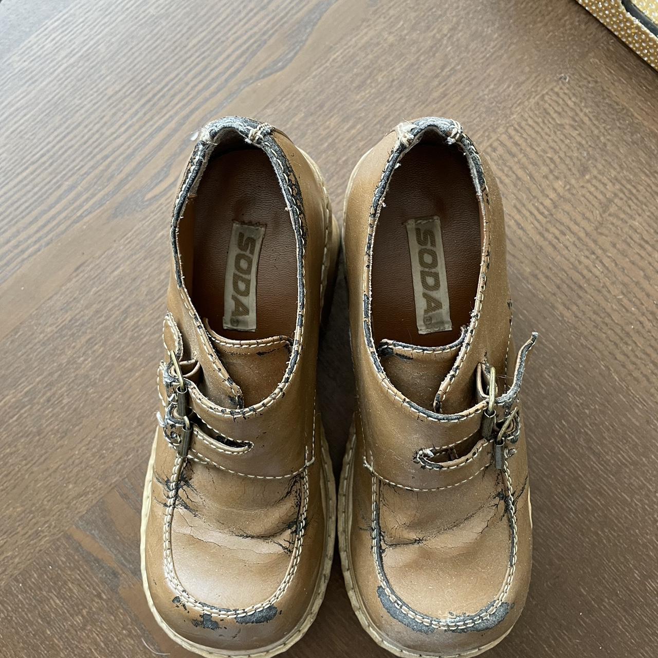 Super cute vintage soda shoes! They have been well... - Depop