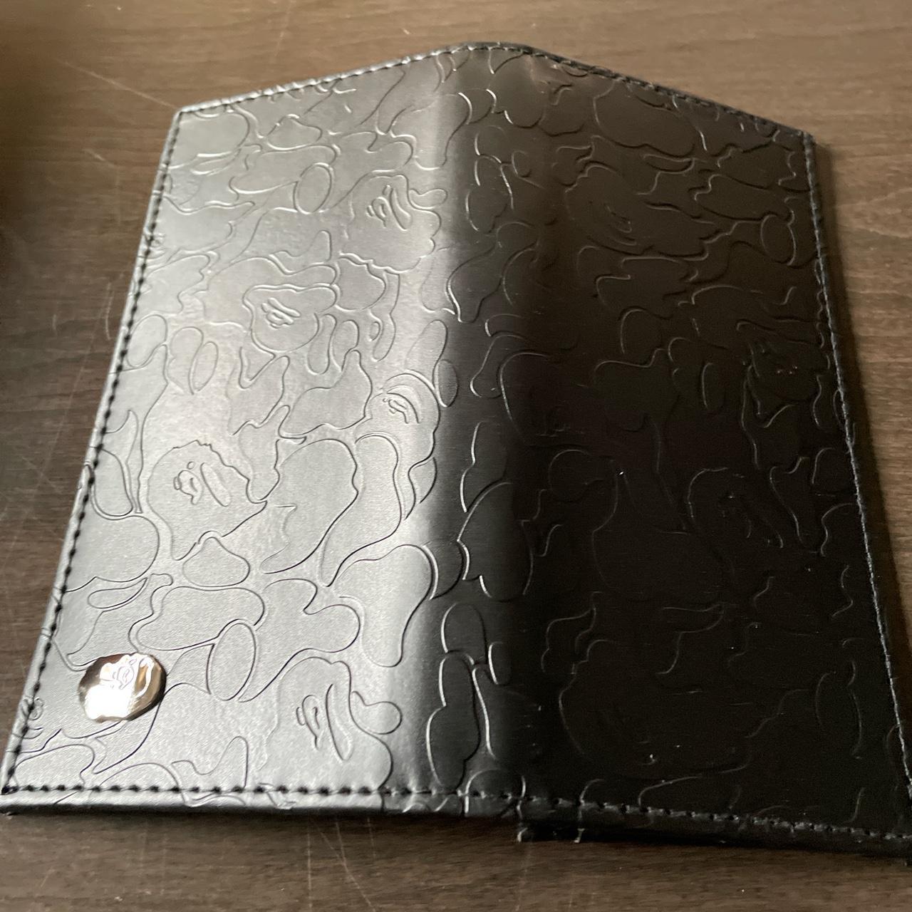 Bathing Ape Wallet like new no tag faux leather - Depop