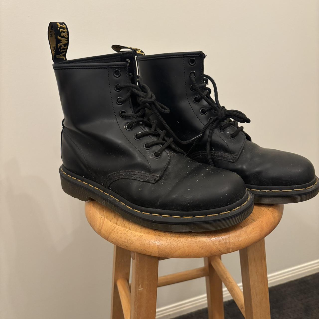 Dr Martens 1460 Black boot Size UK 7 Men’s 8 Ladies... | Depop