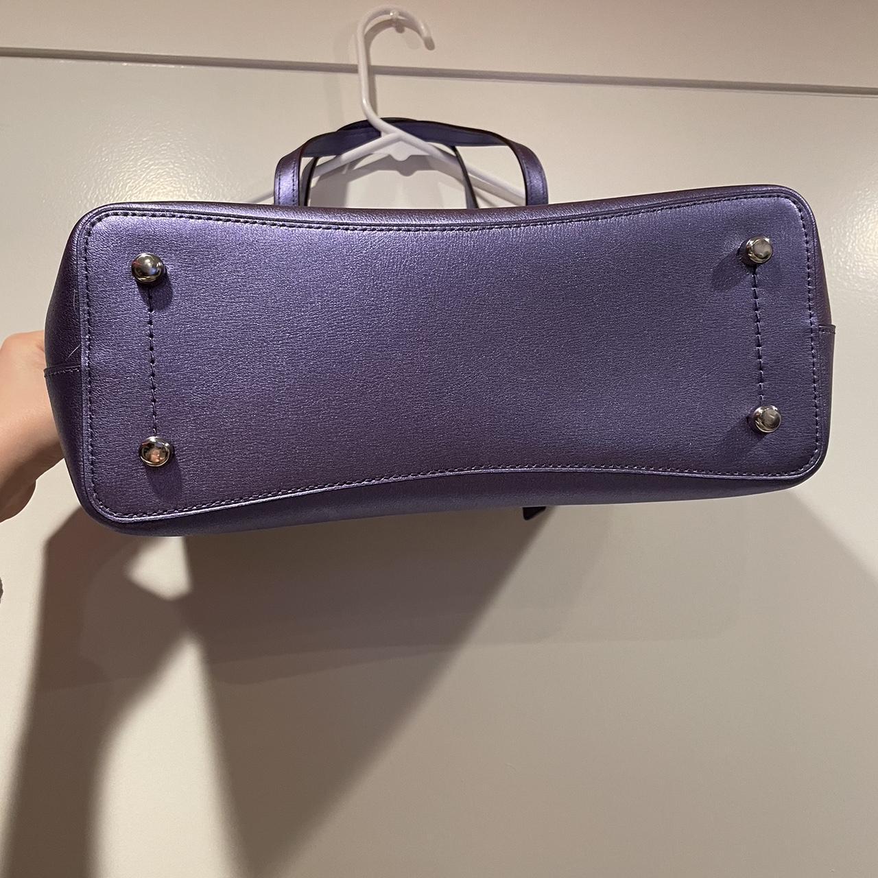 Coach Purse Metallic Periwinkle color Comes with... - Depop