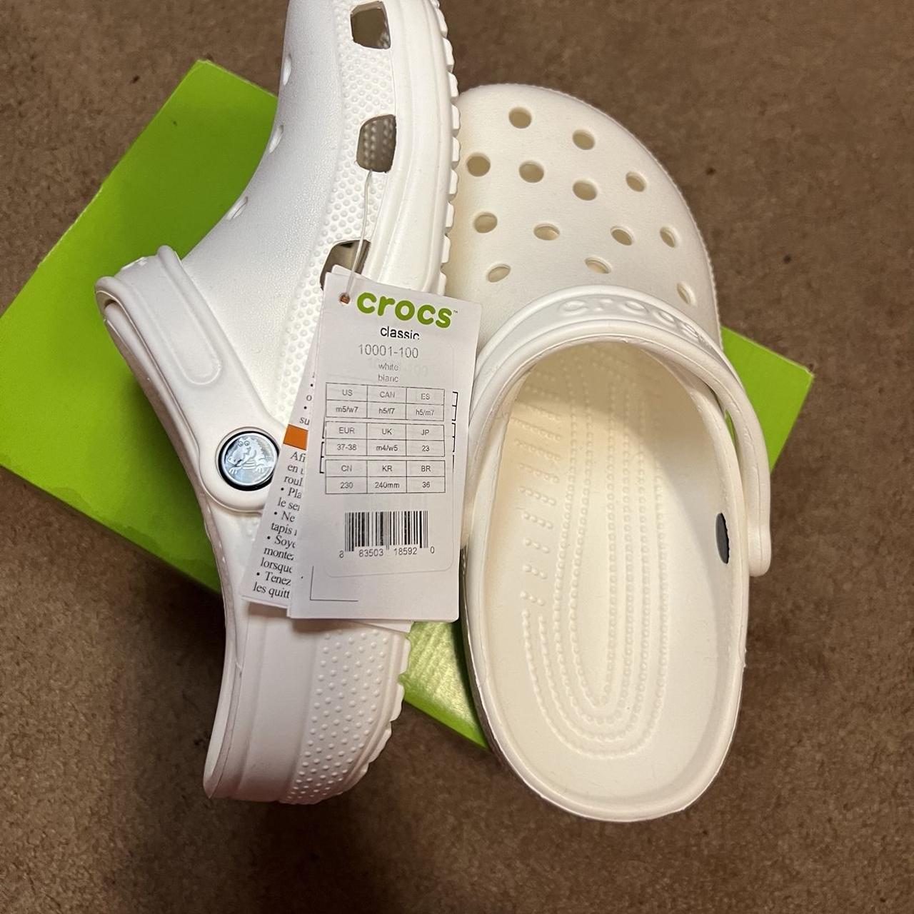 Brand new crocs with tags still on. Women’s 7/Mens 5... - Depop