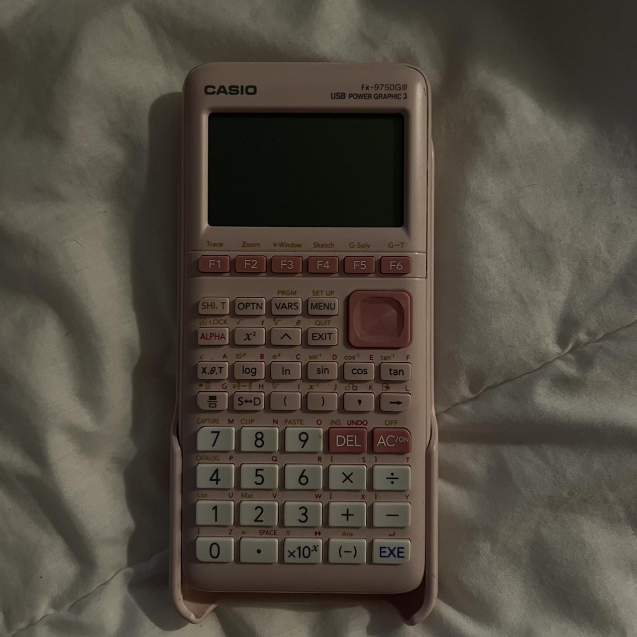 pink casio calculator - Depop