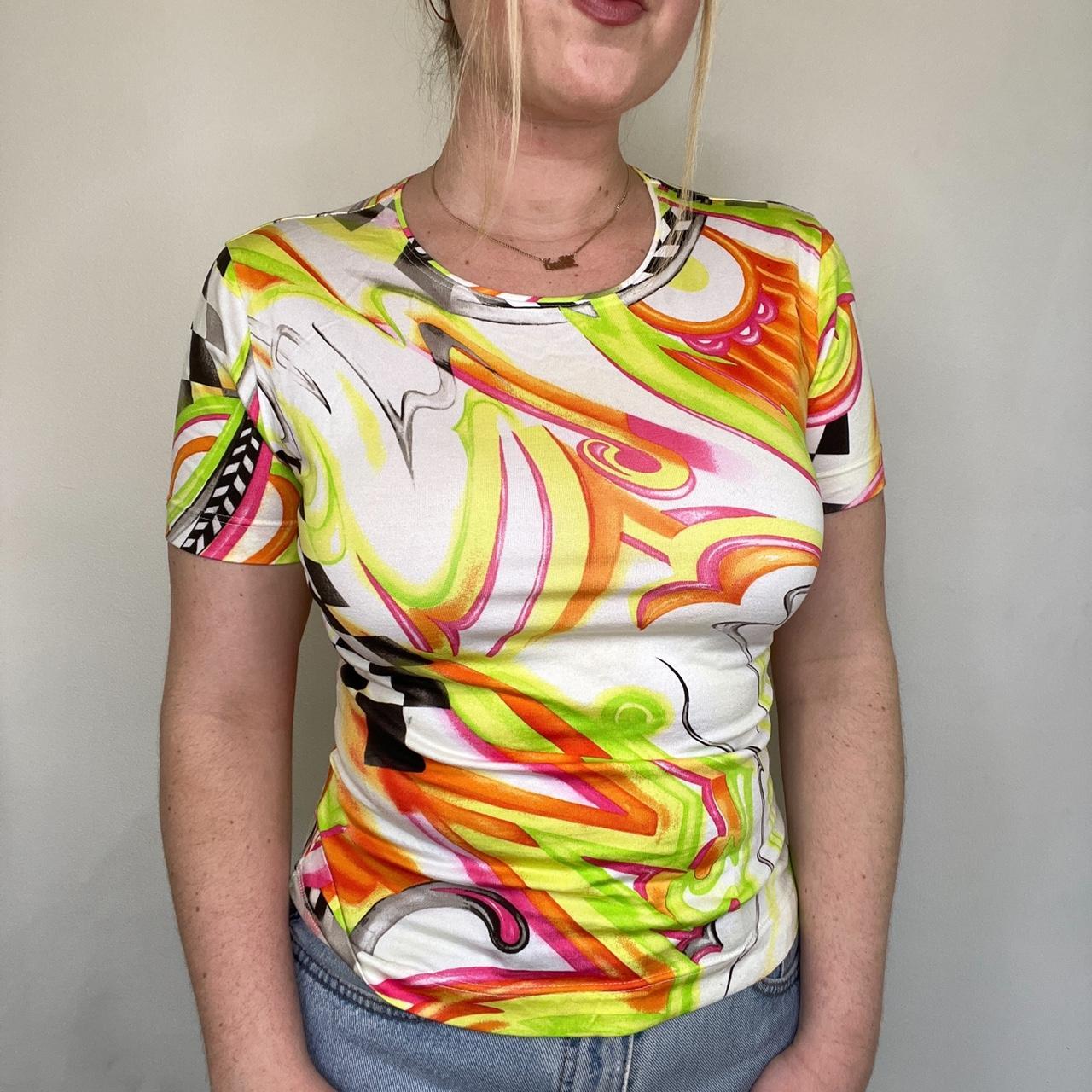 Vintage Escada Tee Shirt ~ Size large. Seen on a... - Depop