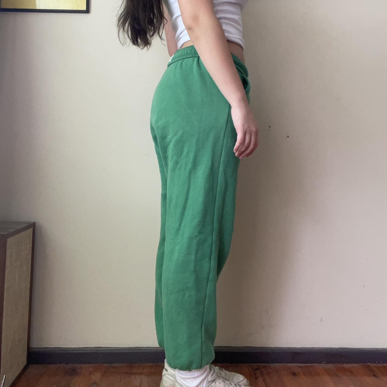 green trackies! very comfyyy brand : cotton on size... - Depop
