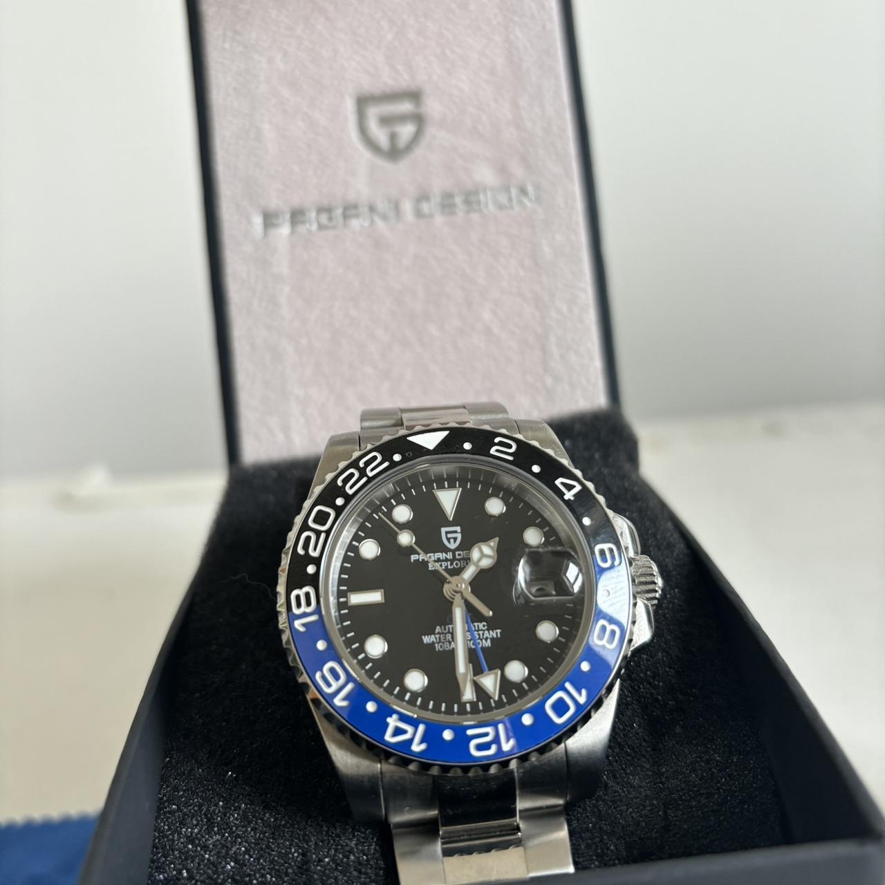 Pagani watch with all original boxing and extra links - Depop