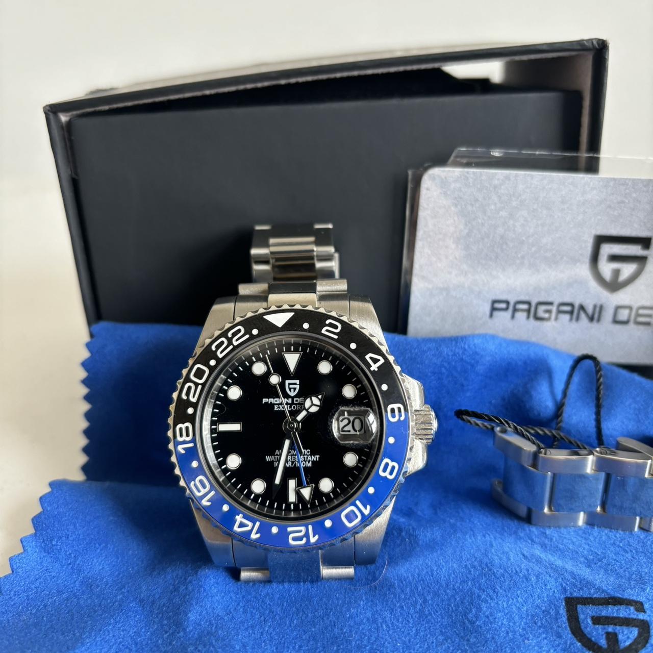 Pagani watch with all original boxing and extra links - Depop