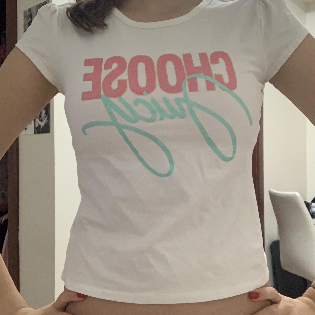 Juicy couture baby tee. Size 10-12 kids but fits... - Depop