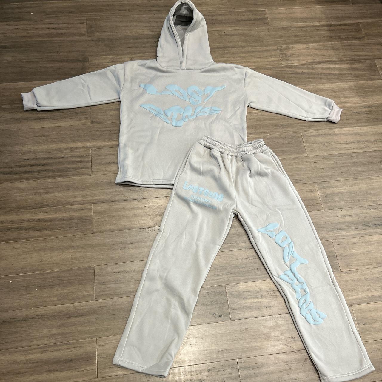 Heavy weight tracksuit SMALL BRAND NEW 3D print... - Depop