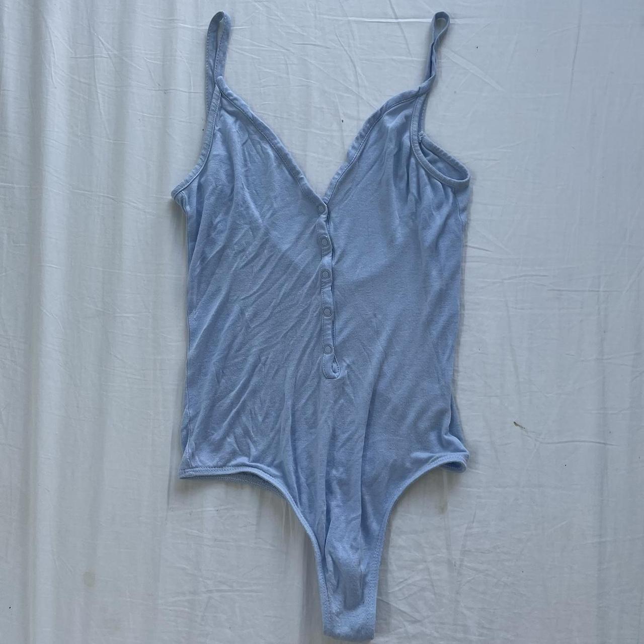 Adorable baby blue bodysuit tank! Soo soft,... - Depop