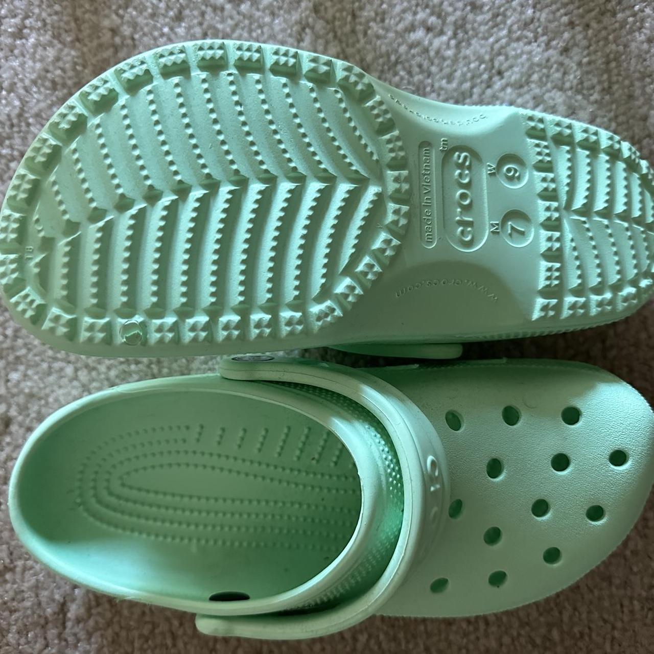 Sea miss green crocs! Women’s 9 Men’s 7 Never worn - Depop