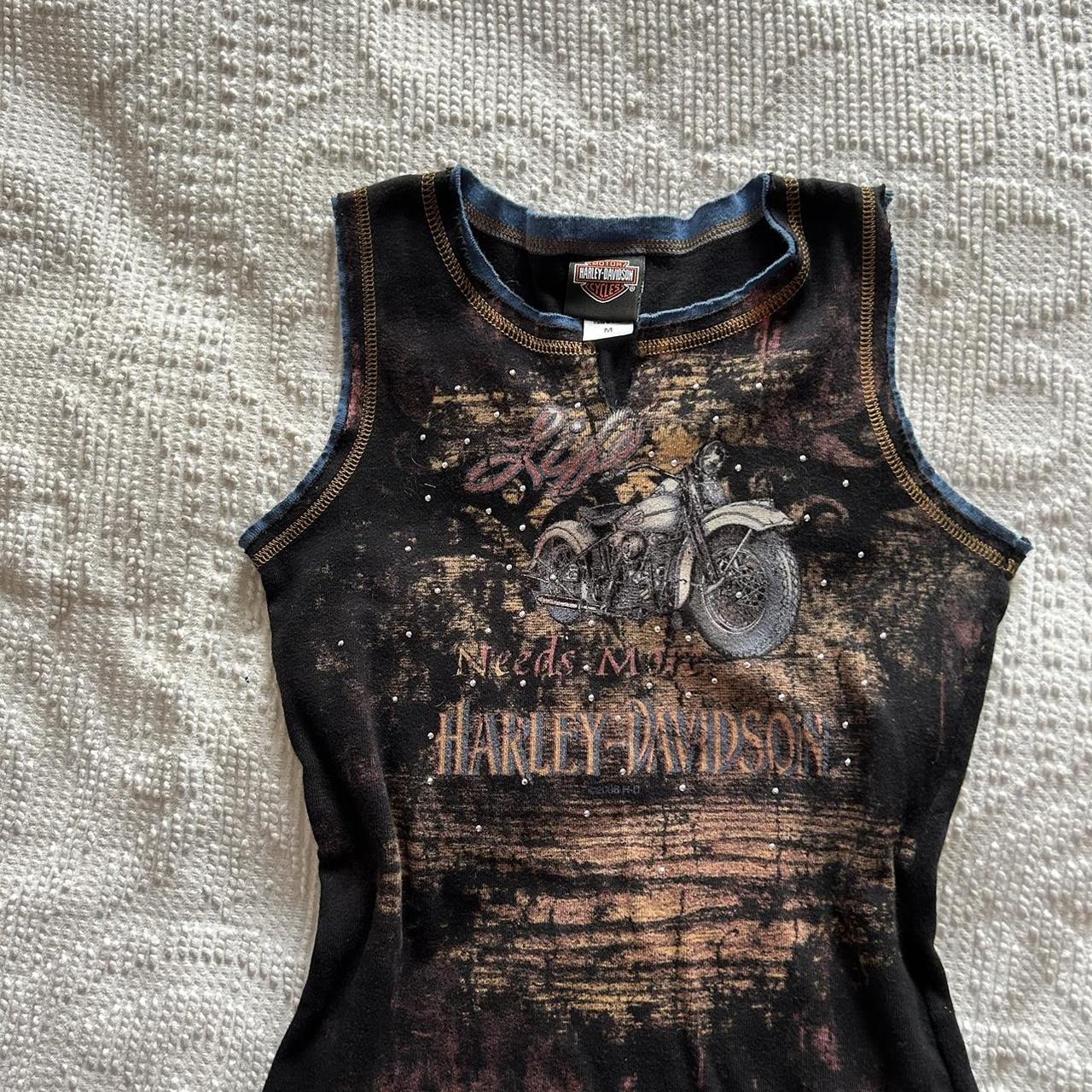 🗝️ HARLEY DAVIDSON TANK TOP 🗝️ -super cute and true... - Depop