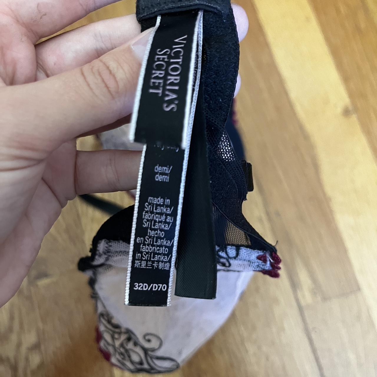 Victorias secret embroidered mesh bra! - Depop