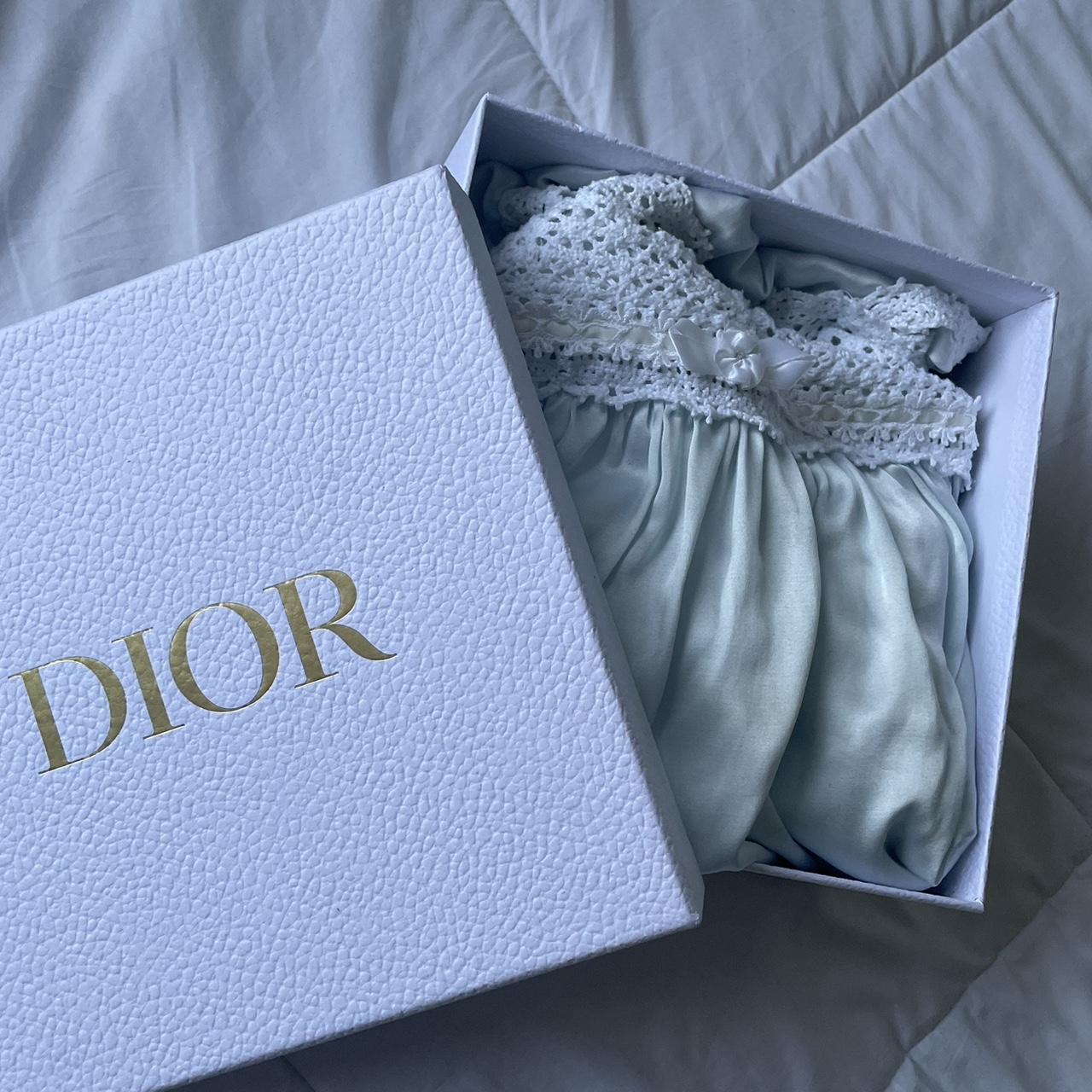 Dior Women's Blue and White Pajamas | Depop