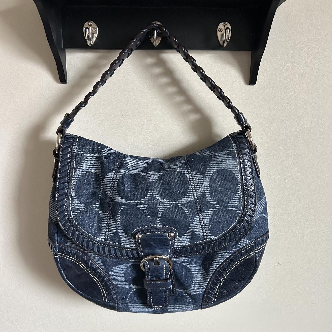 Coach Women's Navy Bag | Depop